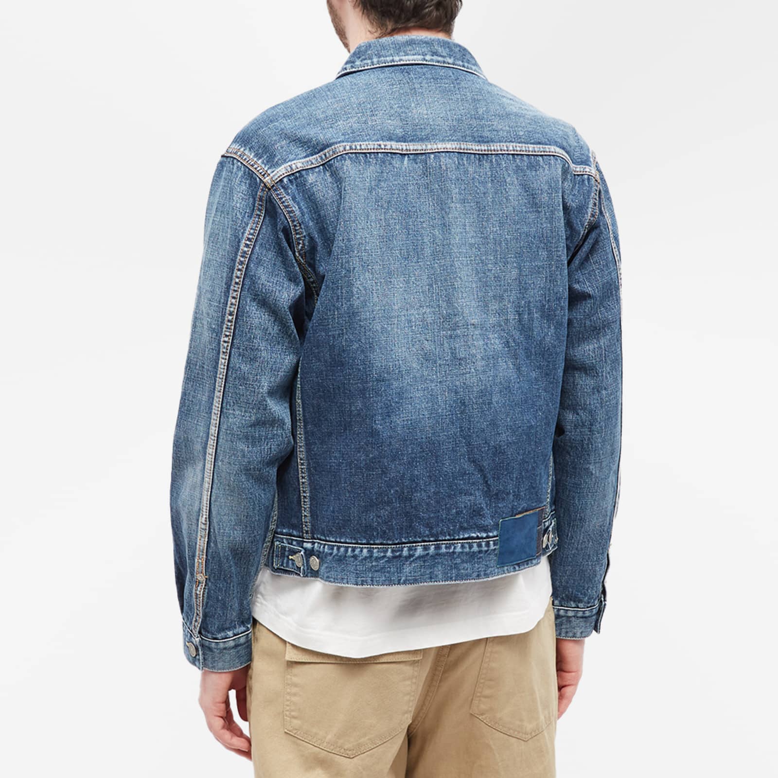 Visvim 101 Damaged Denim Jacket Blue | END. (GB)