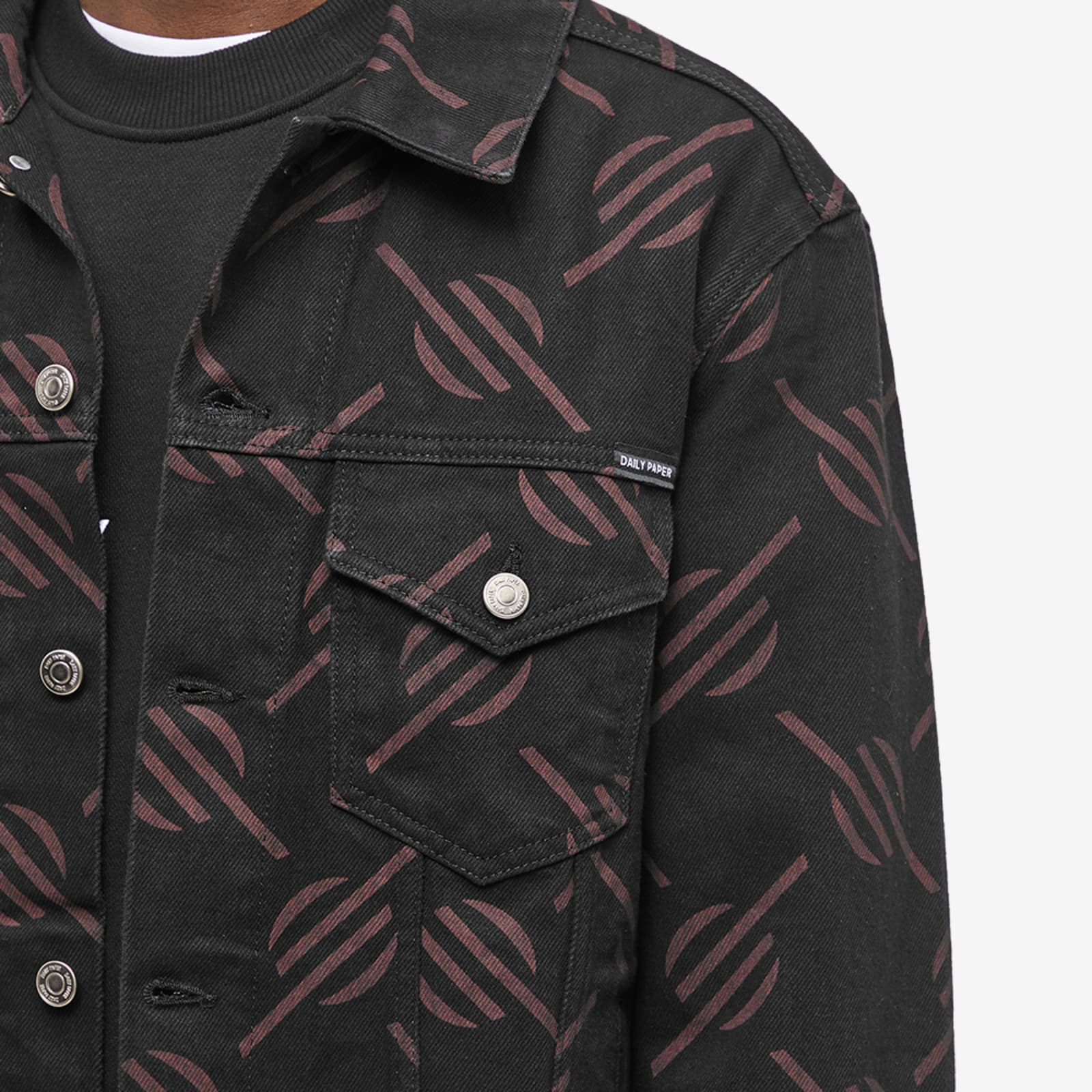 Daily Paper Phillimon Denim Jacket Black | END. (US)