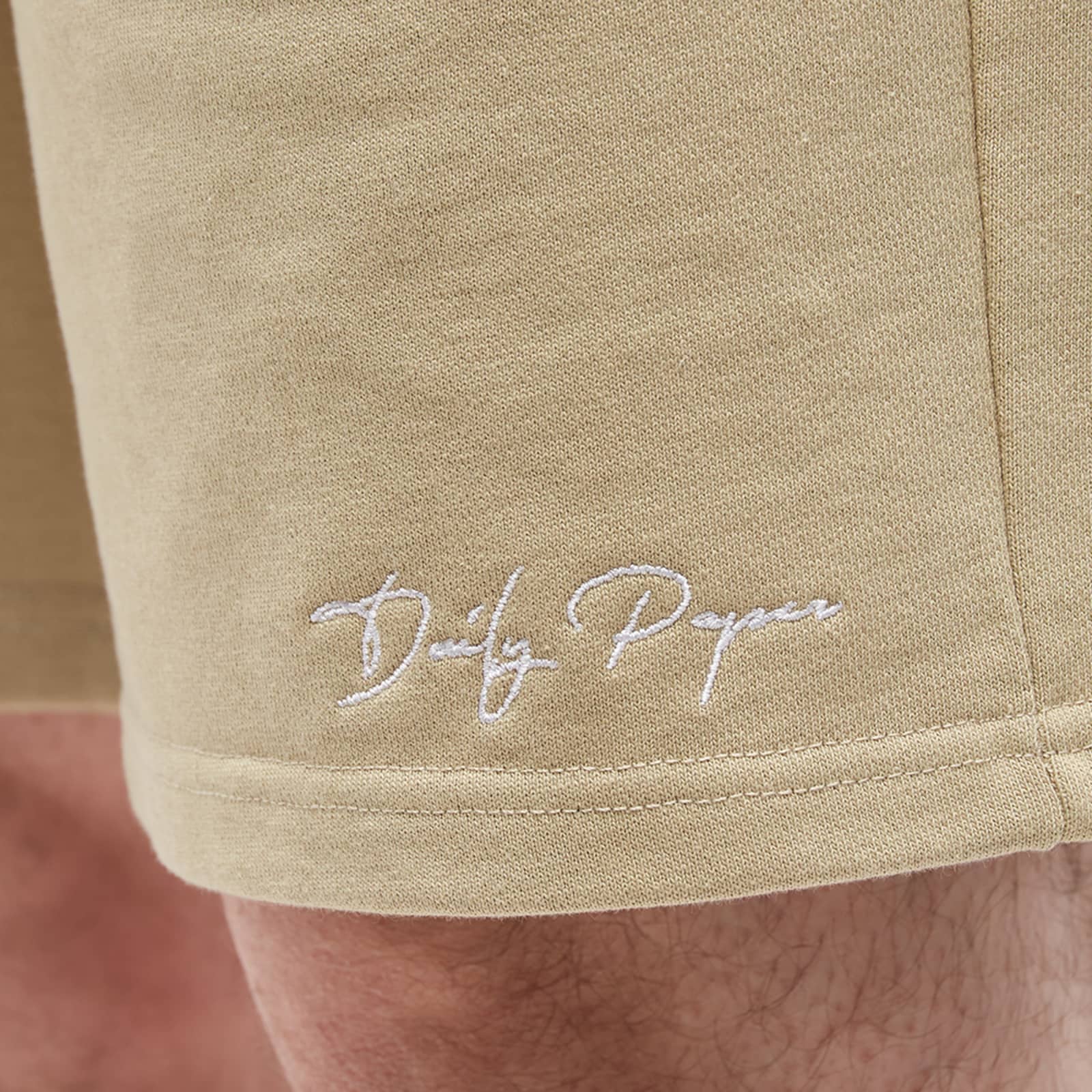 Daily Paper Script Logo Shorts Twill Beige | END. (HK)