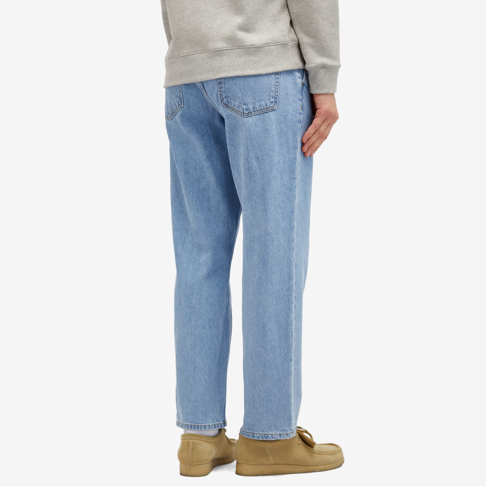 Uniform Bridge Wide One Tuck Denim Jeans Light Indigo | END. (HK)