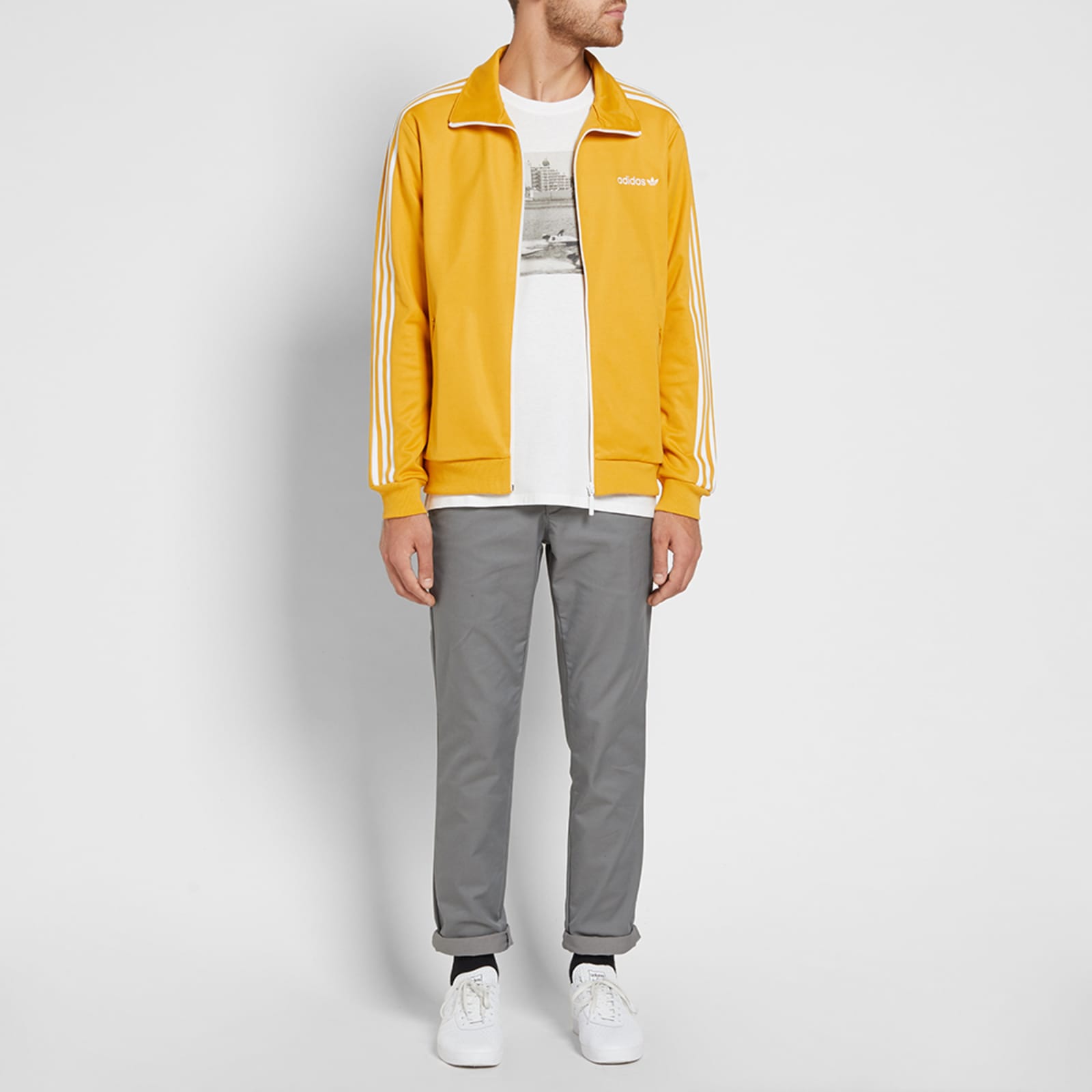Adidas Beckenbauer Track Top Tactile Yellow | END. (US)