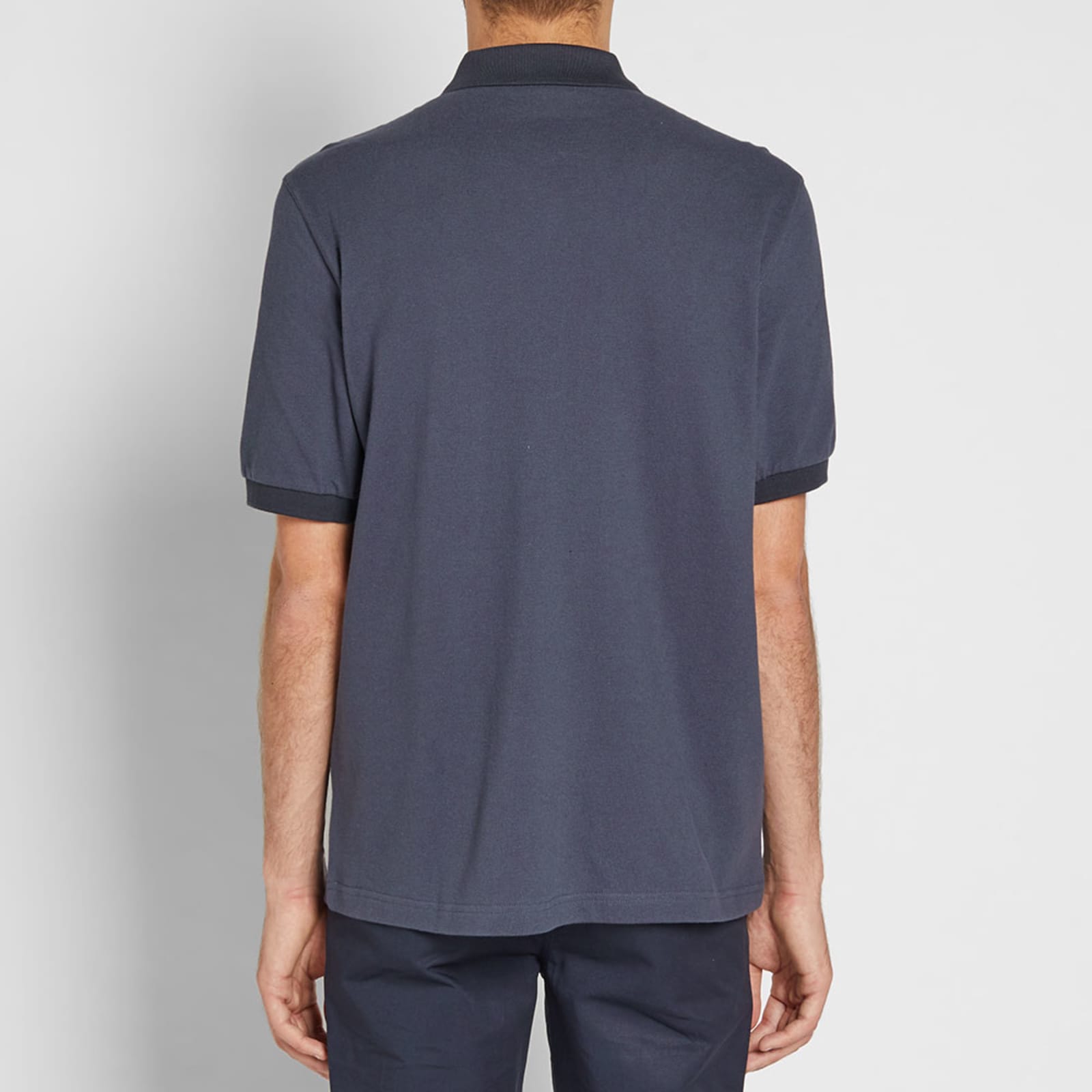 Fred Perry Laurel Half Zip Pique Polo Dark Airforce | END. (US)