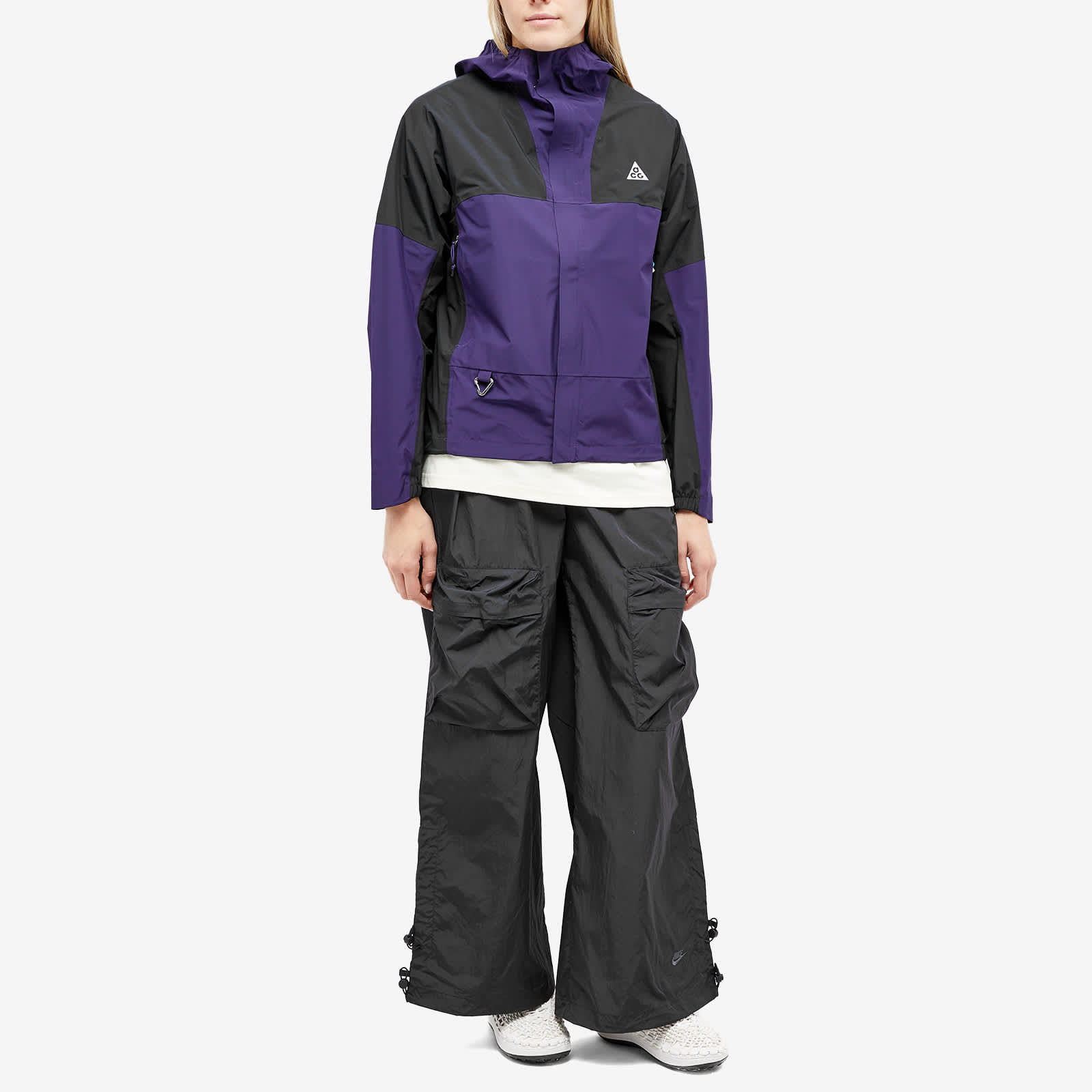 Nike ACG Cascade Rain Jacket Purple Ink & Black | END. (US)