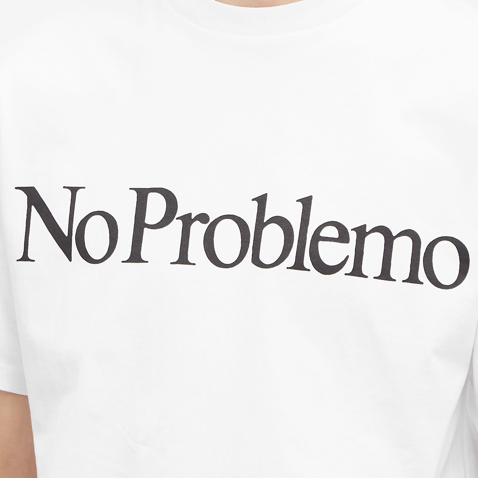 No Problemo Logo T-Shirt White | END. (CA)