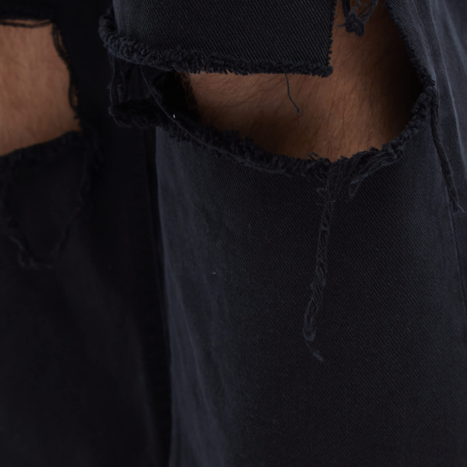 Balenciaga Ripped Loose Fit Jean Peach Pitch Black | END. (US)