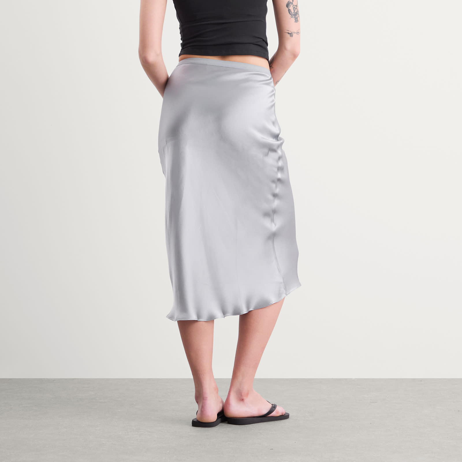 Anine Bing Bar Silk Skirt Pastel Blue | END. (ES)