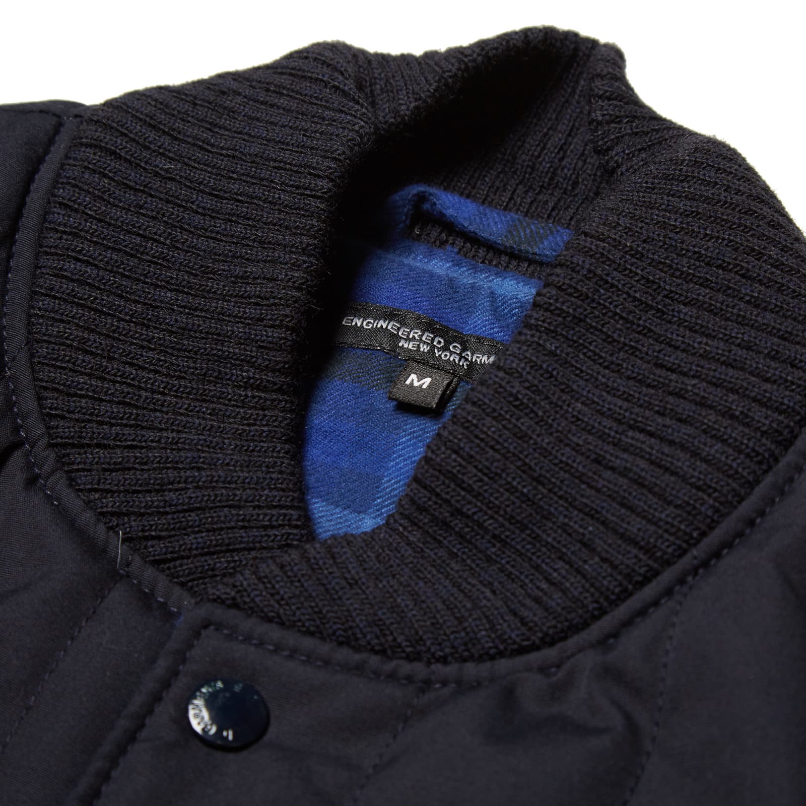 Engineered Garments Primaloft Fridge Vest Dark Navy Weather Poplin ...