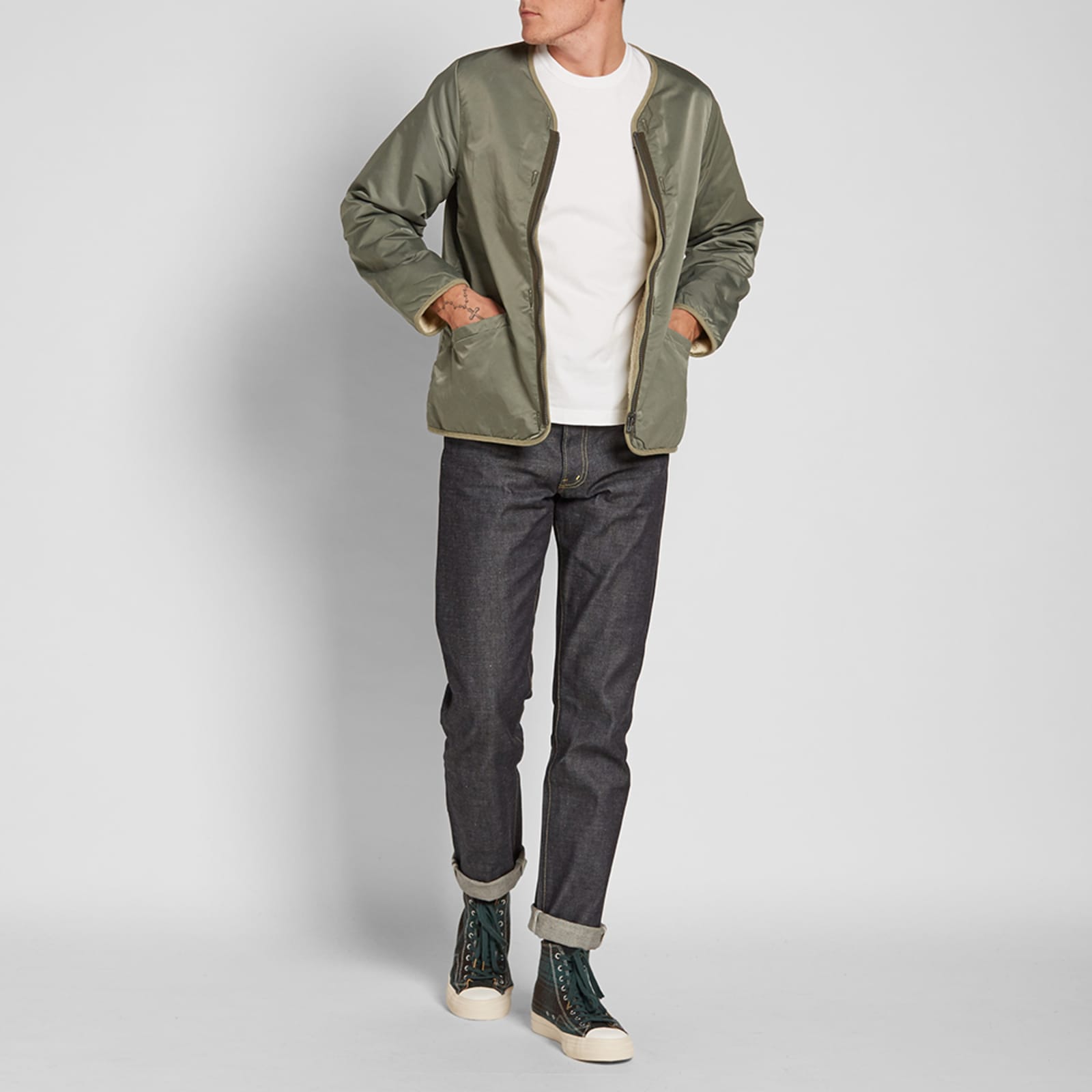 Visvim Iris Liner Jacket Olive | END.