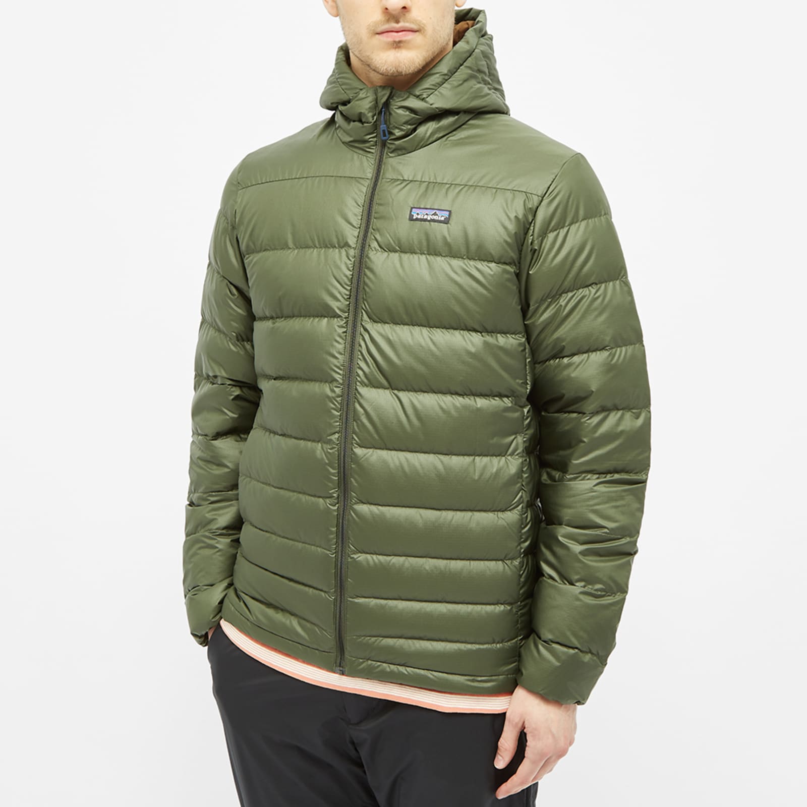 Patagonia Hi-Loft Down Hoodie Kelp Forest | END. (GB)