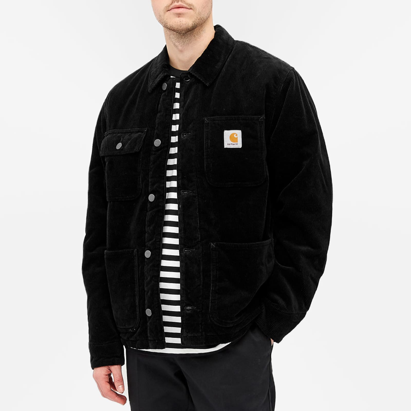 Carhartt WIP Corduroy Michigan Coat Black | END. (US)