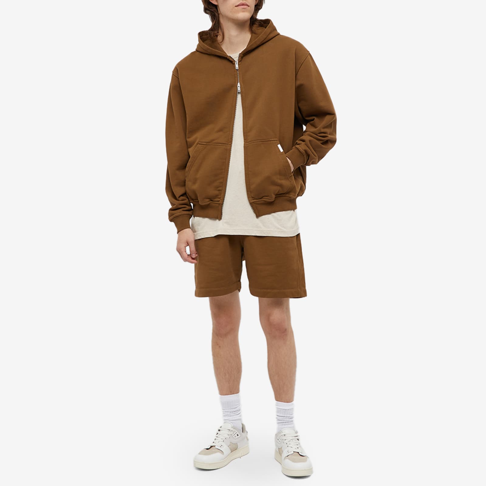 Represent Blank Zip Hoodie Mustang | END. (US)