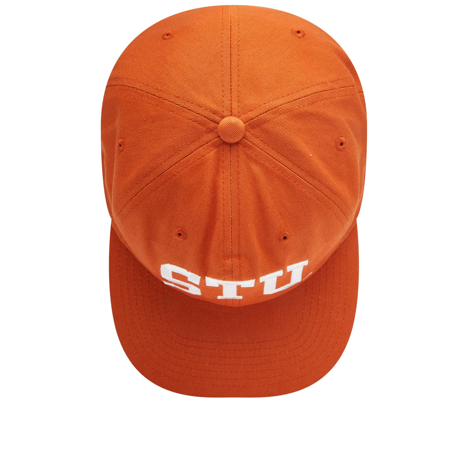 Stussy STU Arch Strapback Cap Dark Orange | END. (JP)