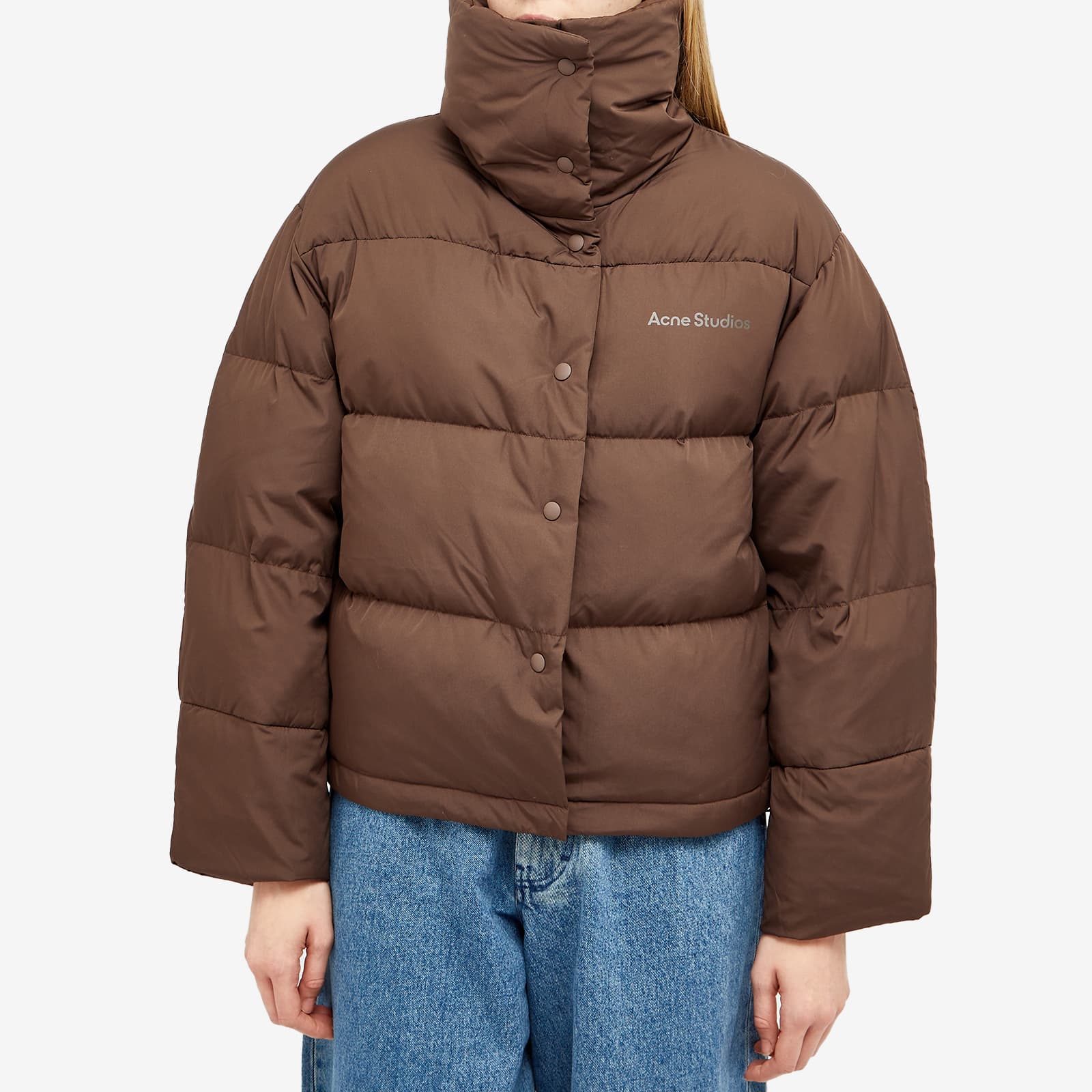 Acne Studios Olimera Matt Tech Jacket Coffee Brown | END. (HK)