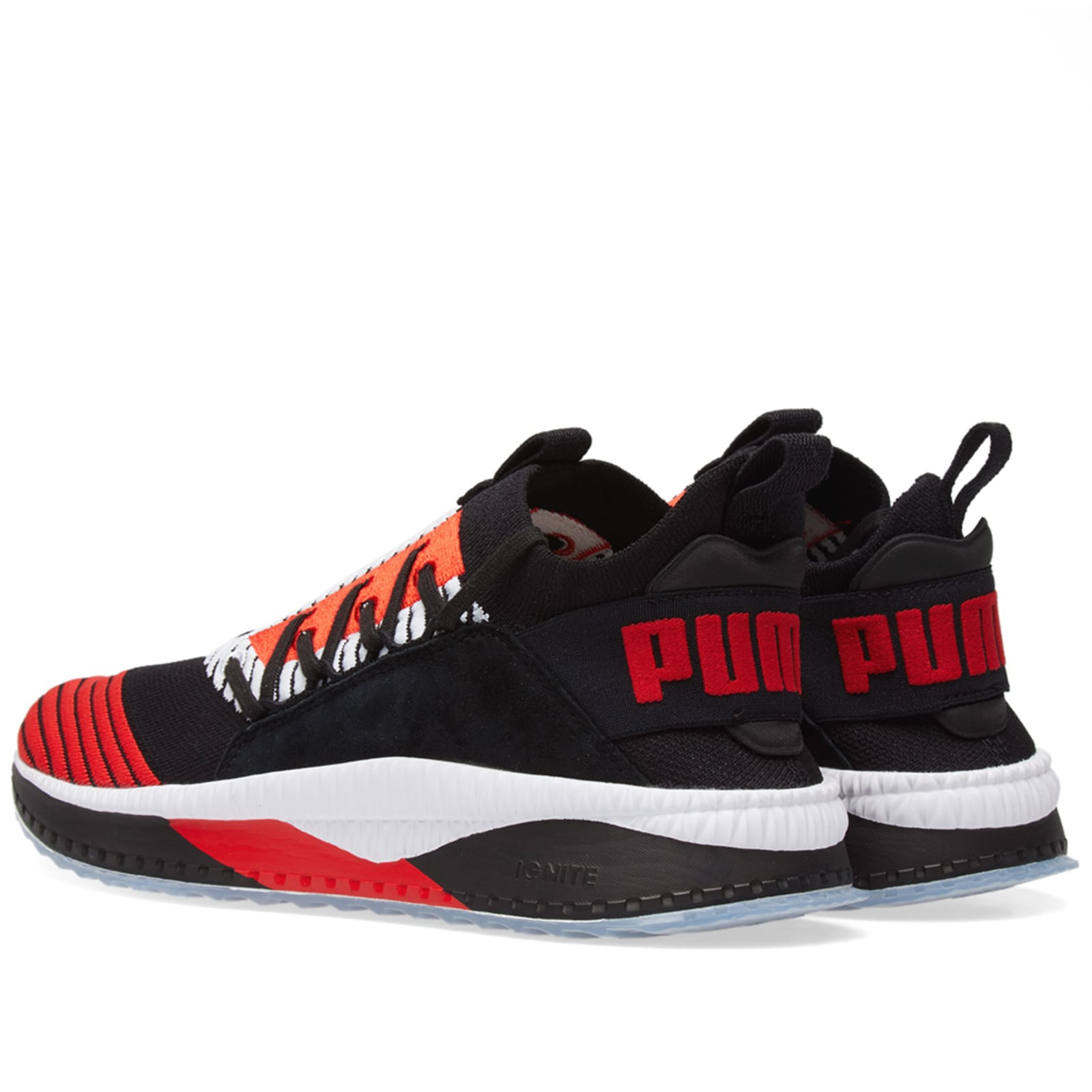 Puma TSUGI JUN Cubism Black, White & Flame Scarlet | END. (US)