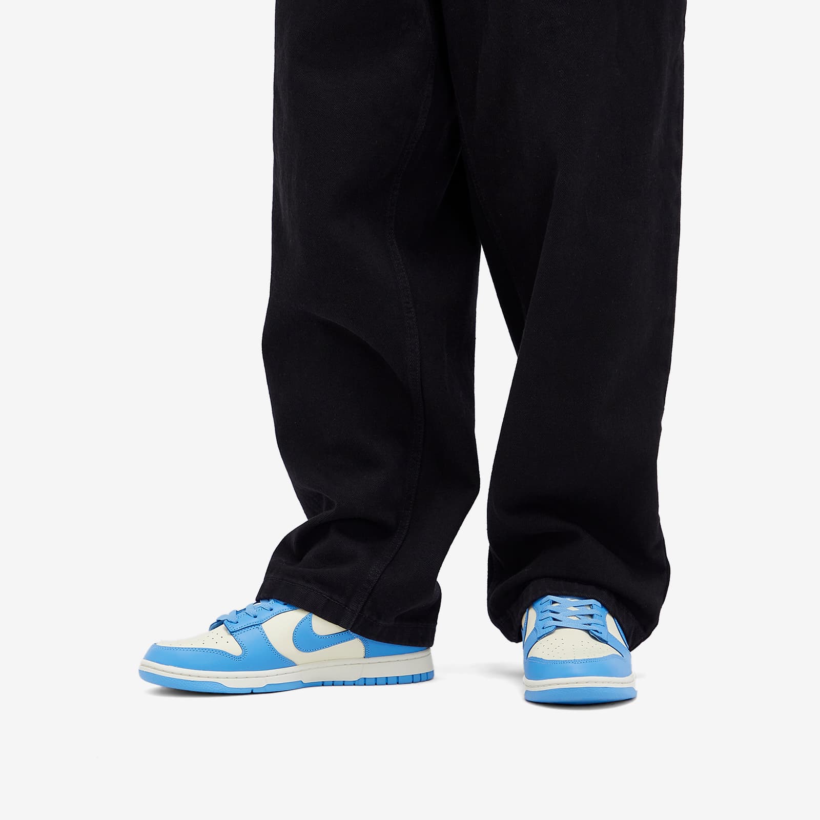 Nike Dunk Low Retro Sneaker Coconut, Blue & Red | END. (US)