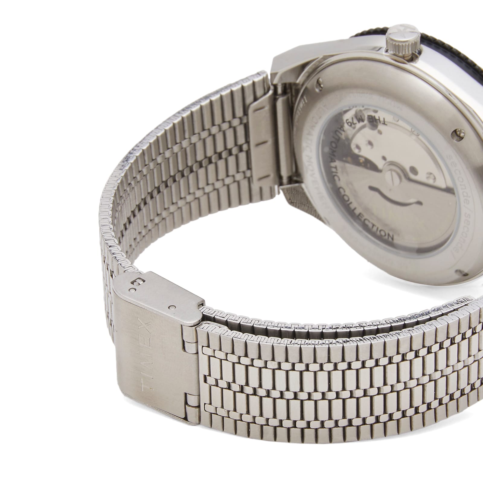 Timex x seconde/seconde/ M79 Automatic Watch Silver & Black | END. (AU)