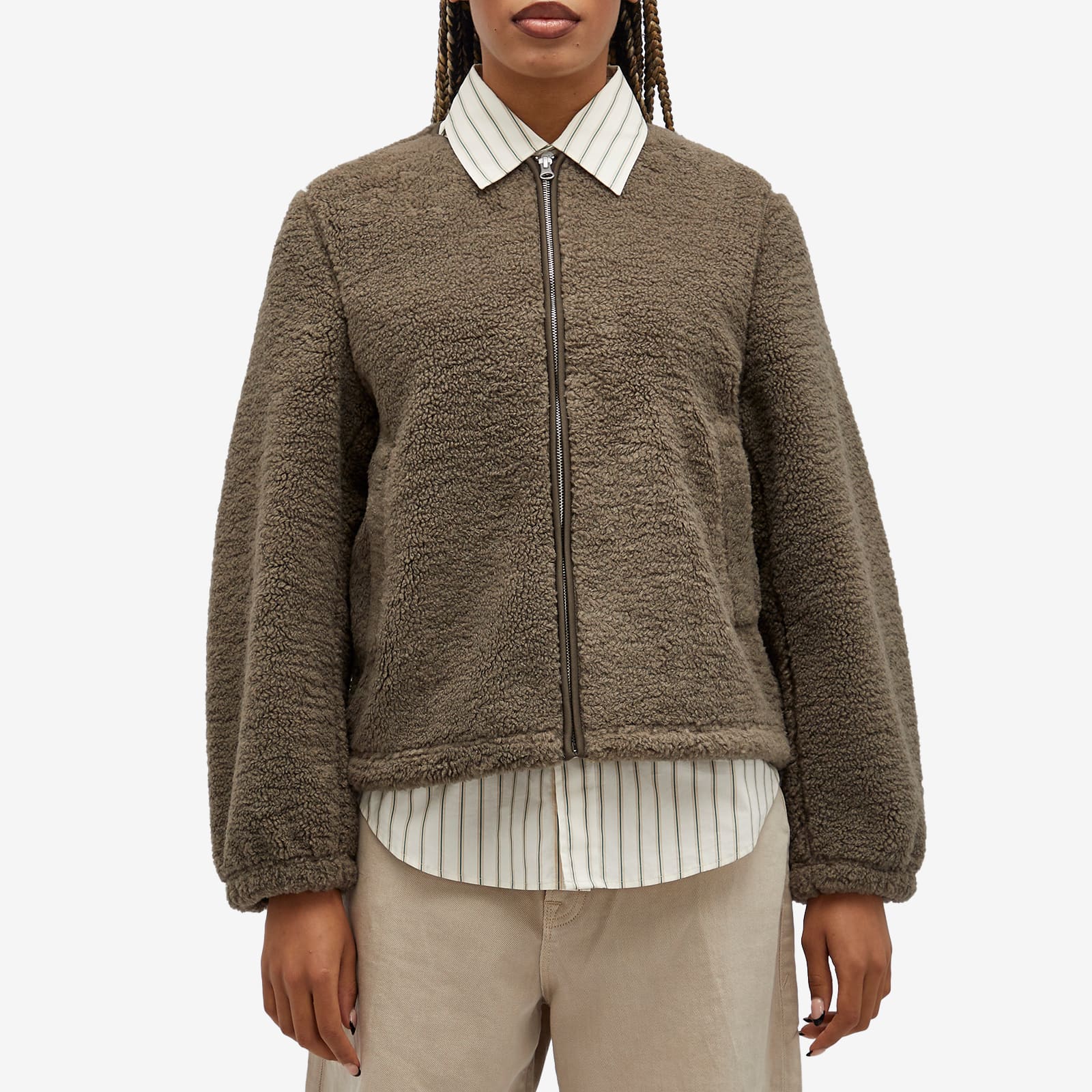 Samsøe Samsøe Saautum Fleece Jacket Bungee Cord | END. (US)