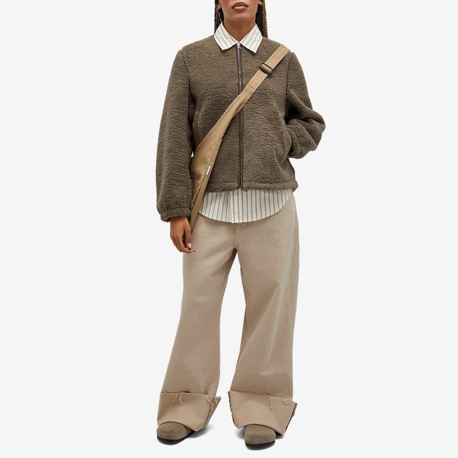 Samsøe Samsøe Saautum Fleece Jacket Bungee Cord | END. (US)