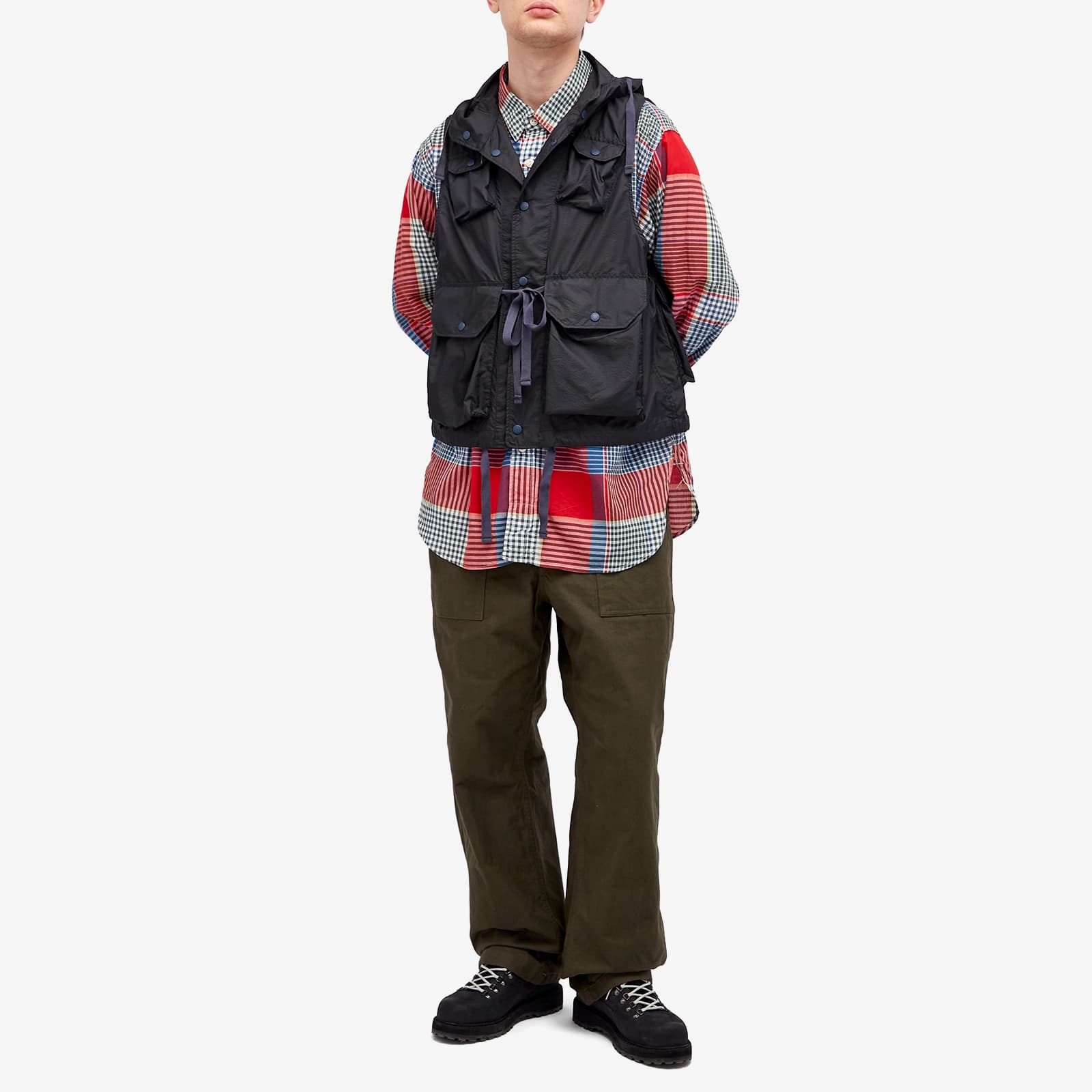 Engineered Garments Field Vest Dark Navy | END. (GB)