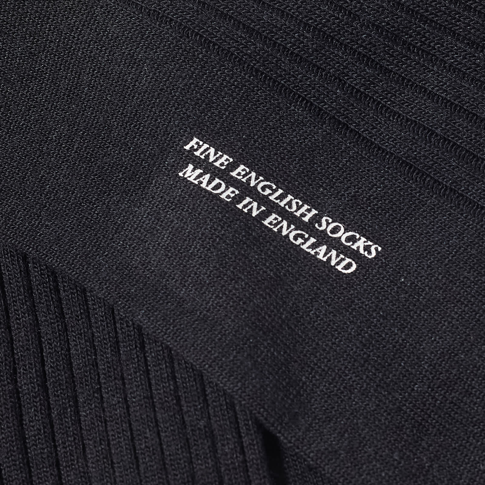 Margaret Howell Merino Rib Sock Black | END. (US)