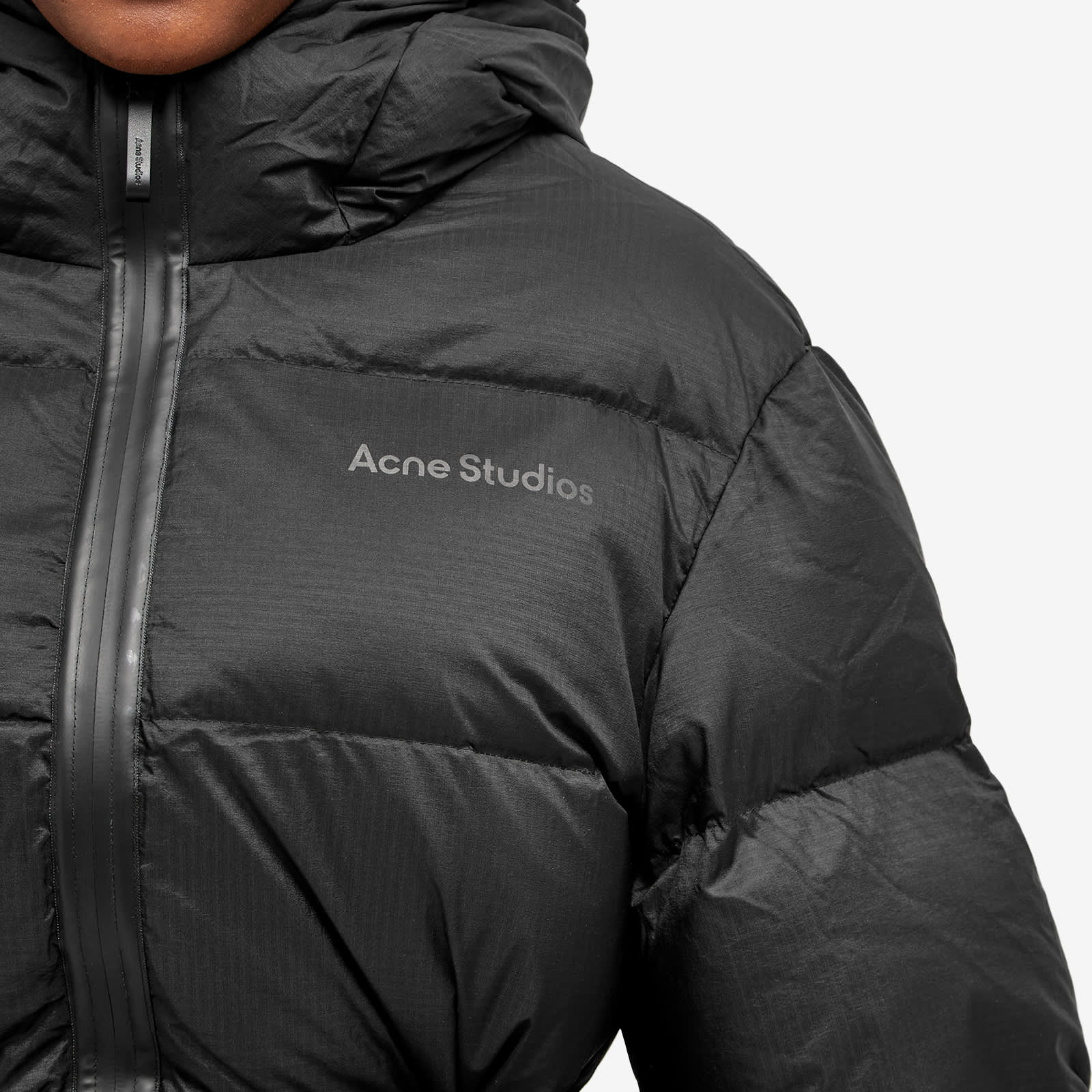 Acne Studios Orsa Ripstop Puffer Coat Black | END. (US)