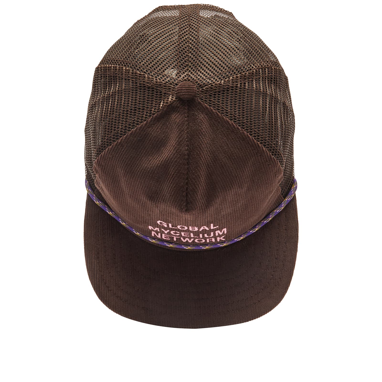 s.k manor hill Global Mycelium Network Cap Brown Cotton Corduroy | END ...