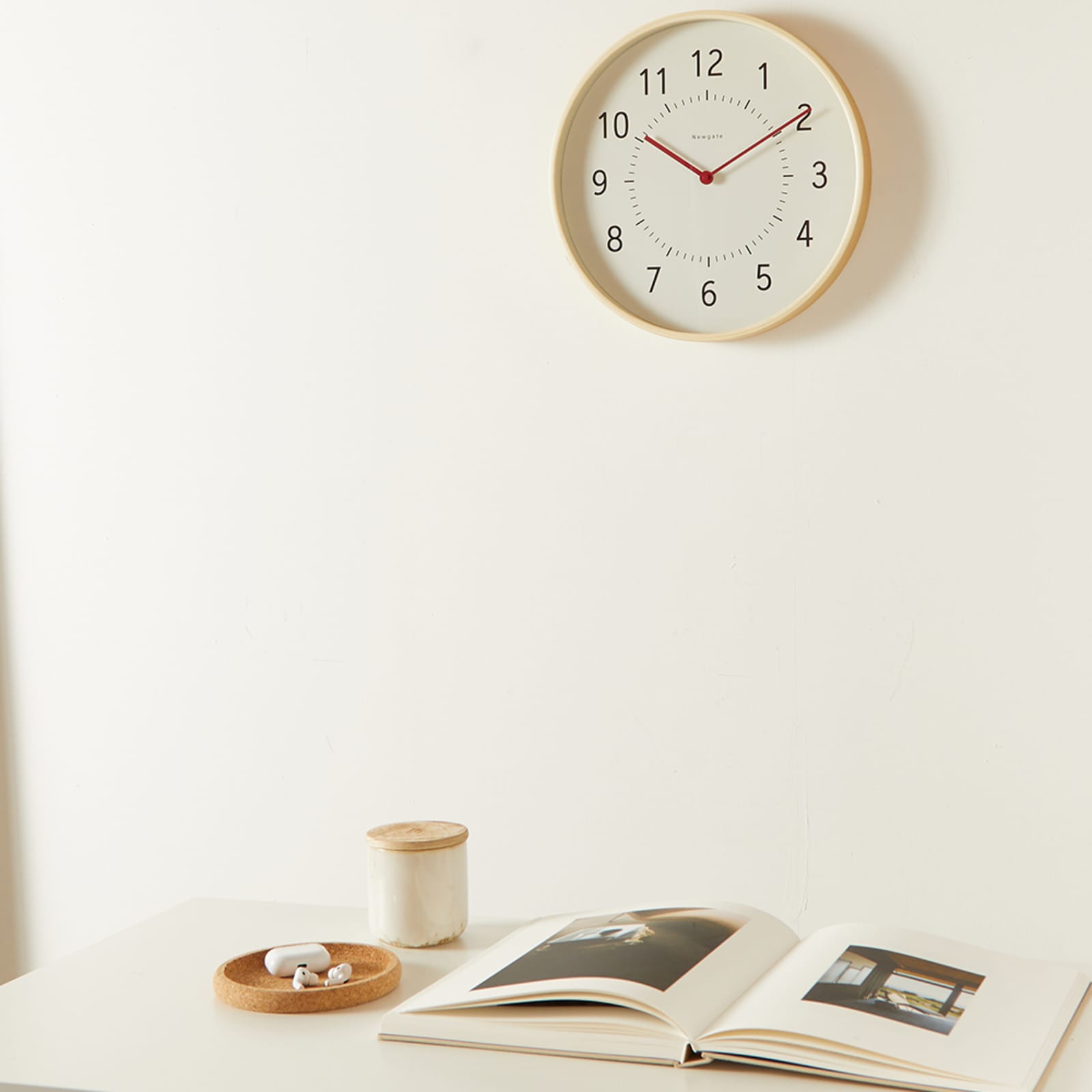 Newgate Clocks Monopoly Wall Clock Red | END. (GB)