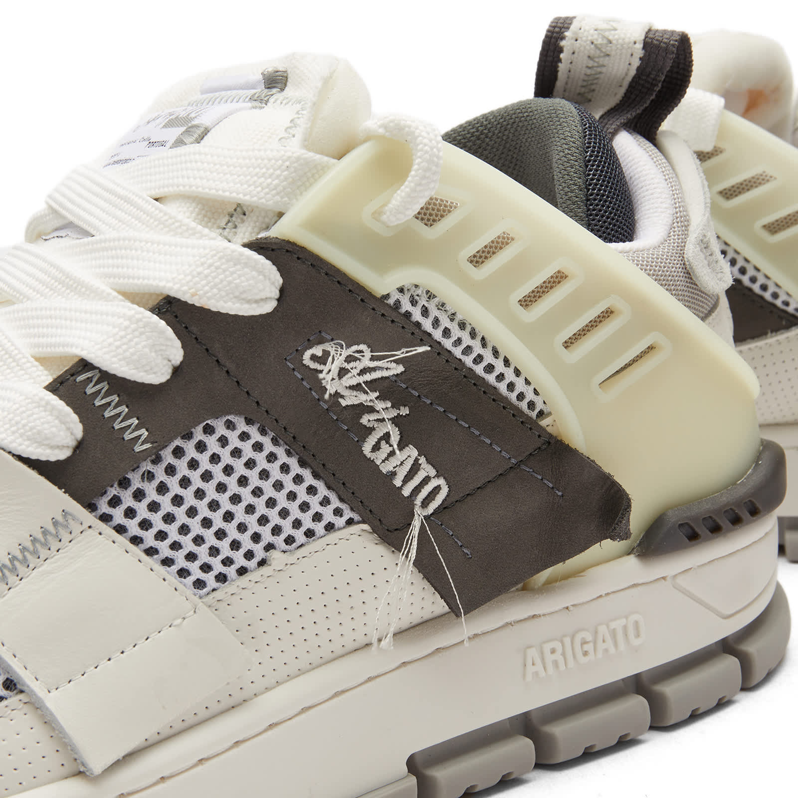 Axel Arigato Area Patchwork Sneaker White & Grey | END. (GB)