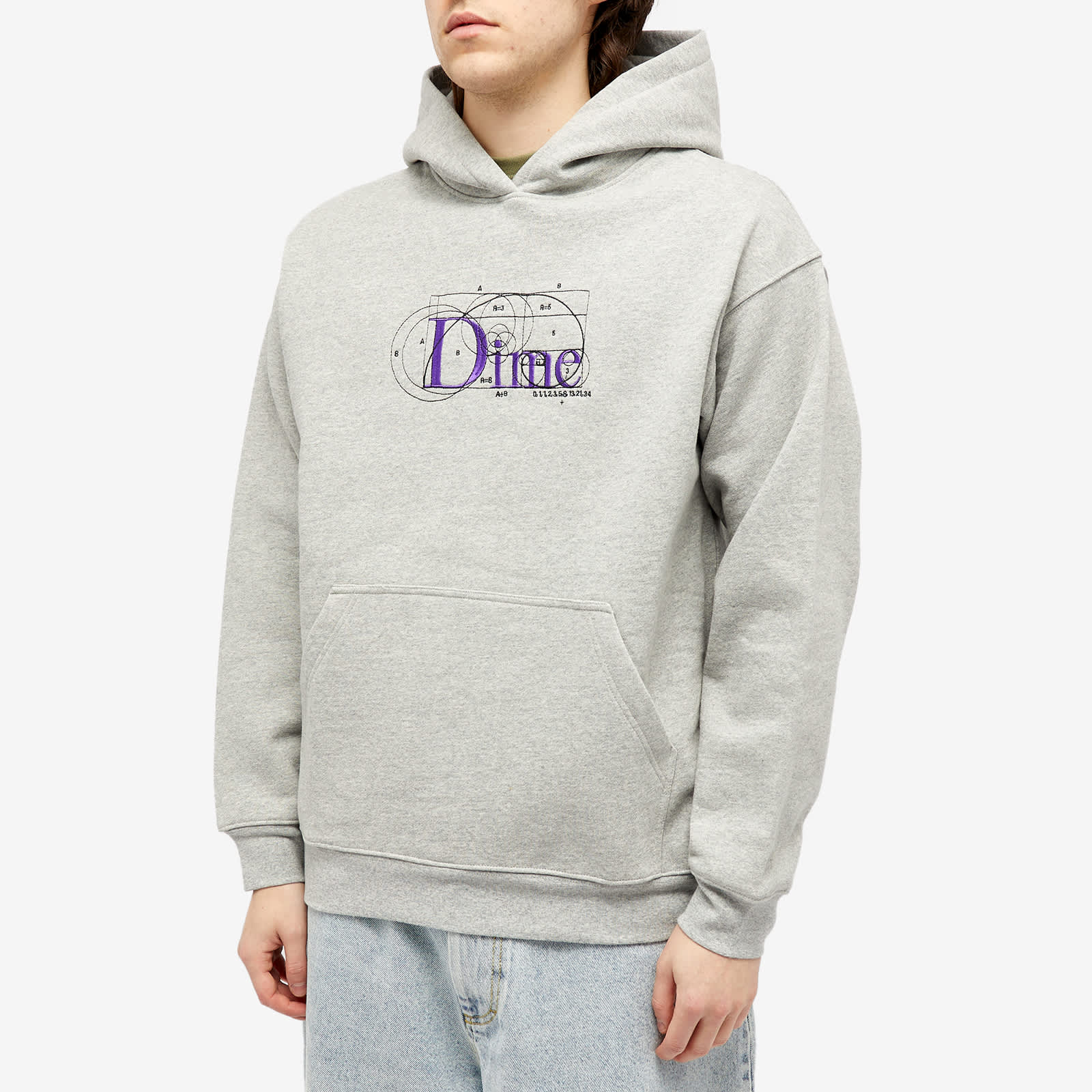Dime Classic Ratio Hoodie Heather Grey | END. (GB)