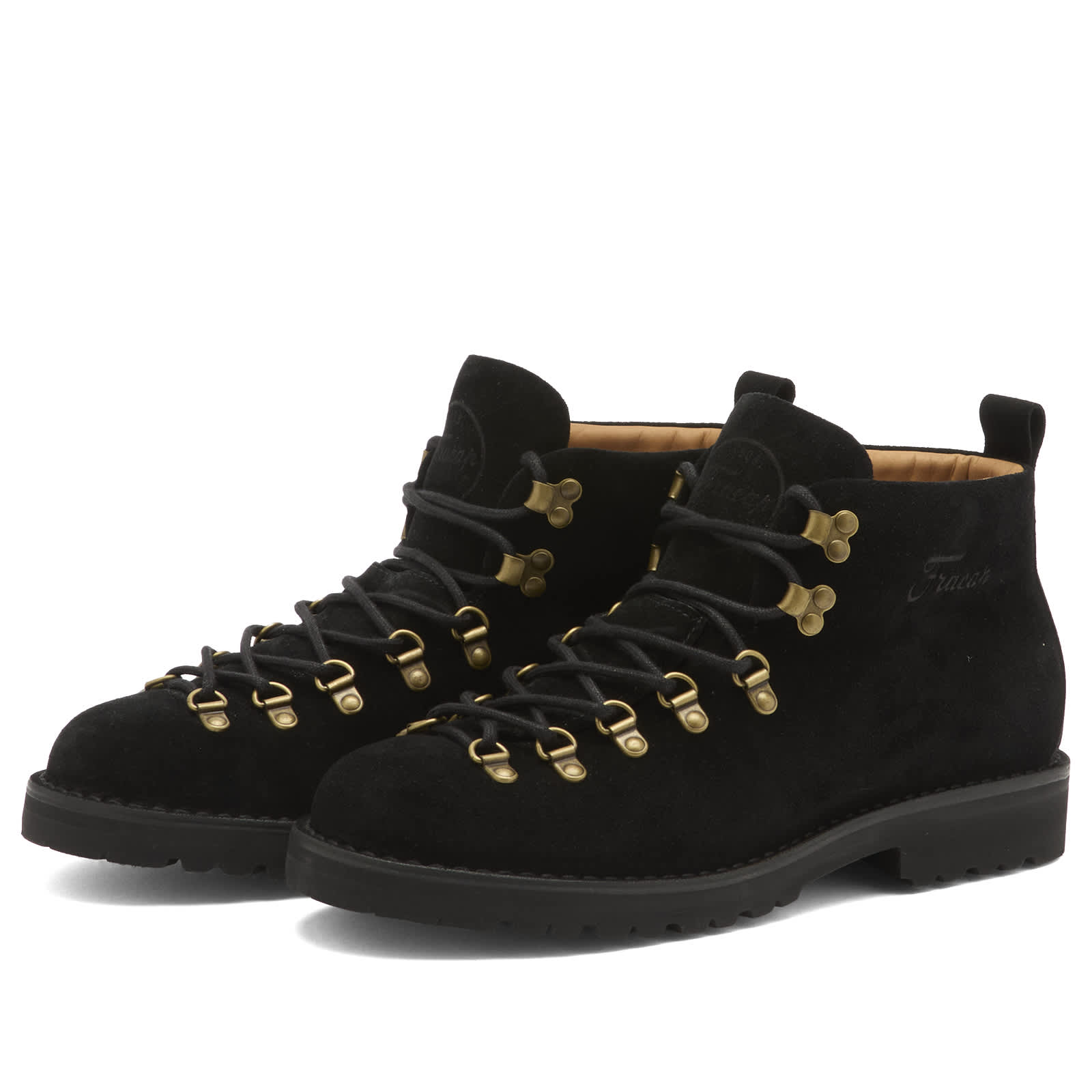Fracap M120 Commando Sole Scarponcino Boot Black Suede | END. (US)