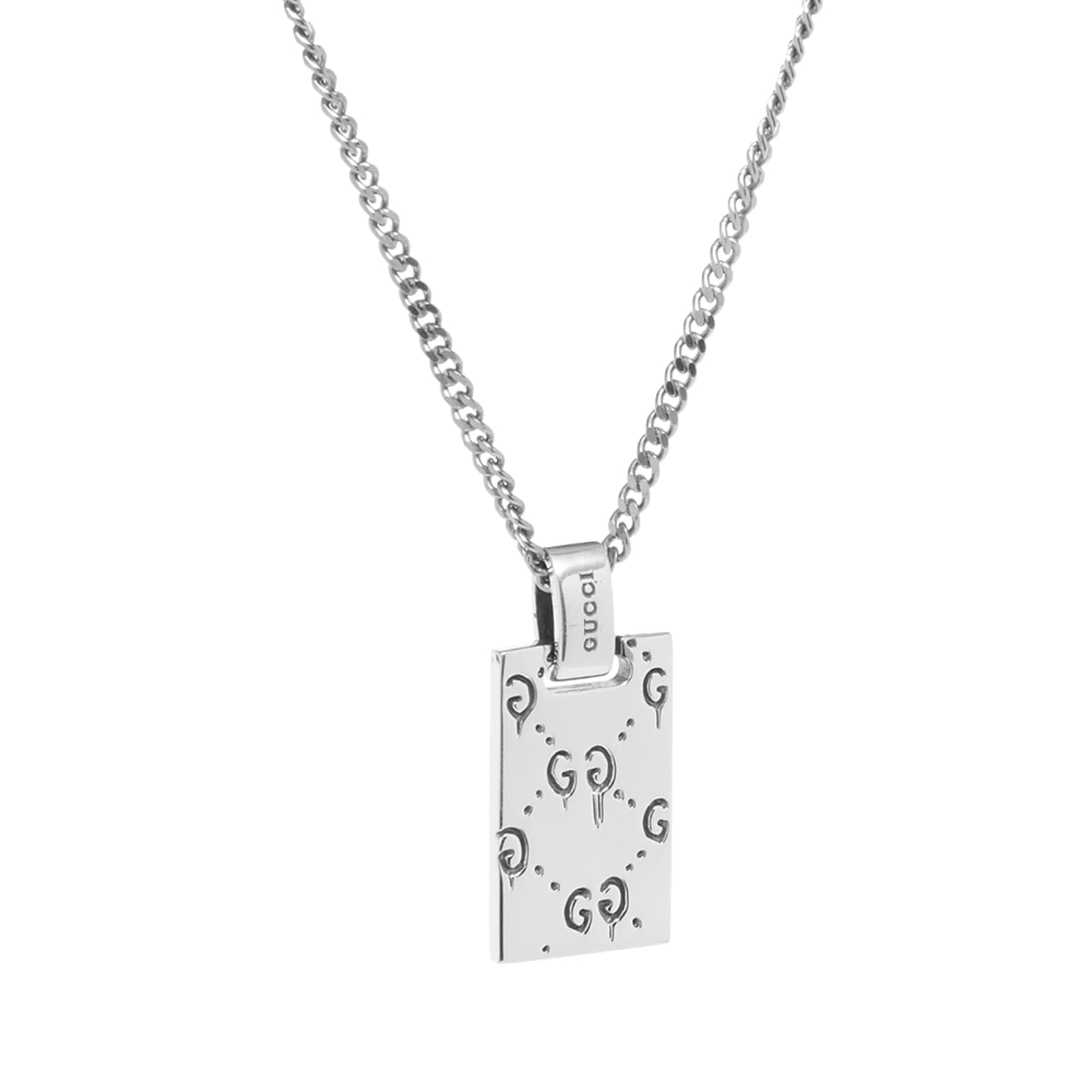 Gucci Ghost Necklace Aged Sterling Silver | END. (SG)