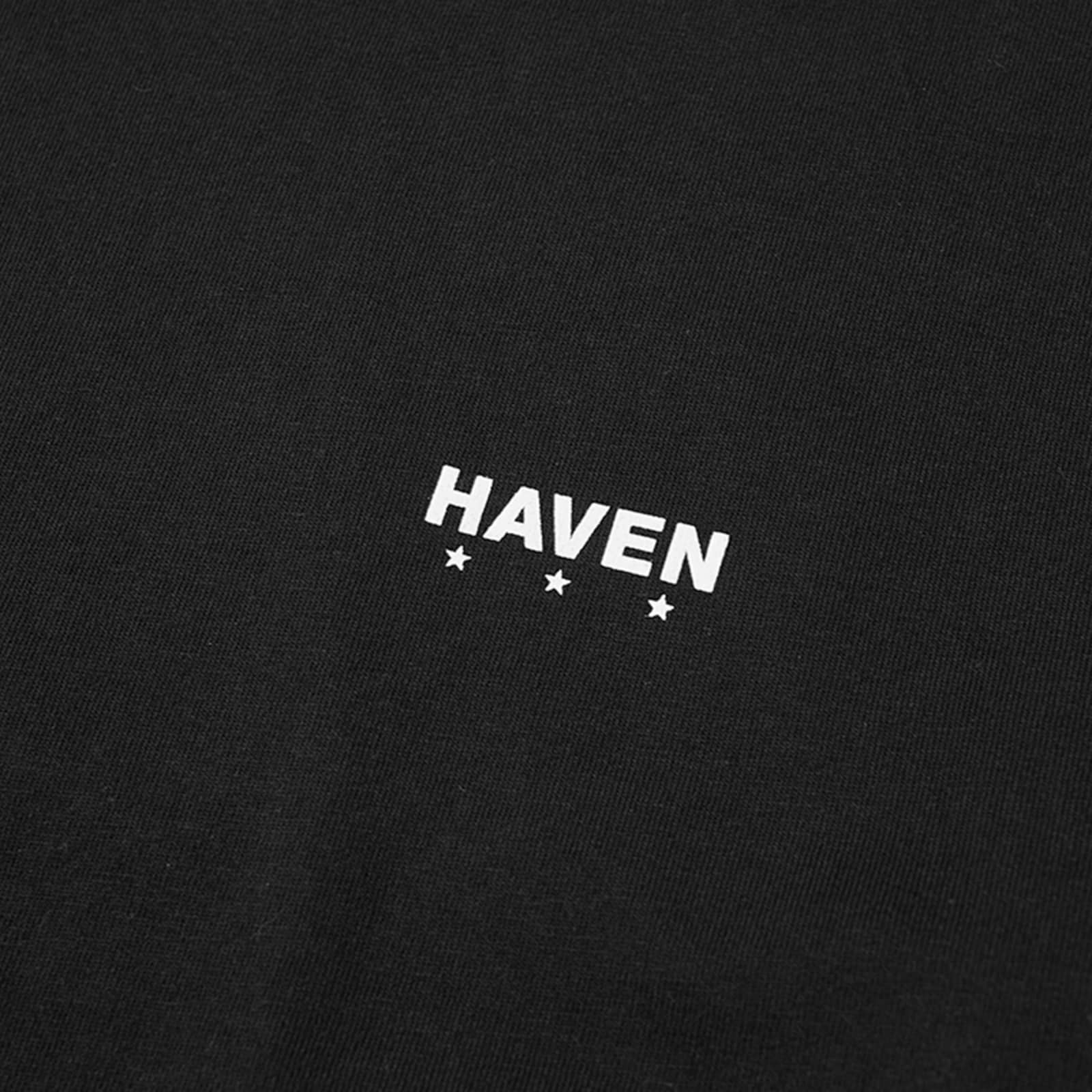 HAVEN Chest Logo T-Shirt Black | END. (KR)
