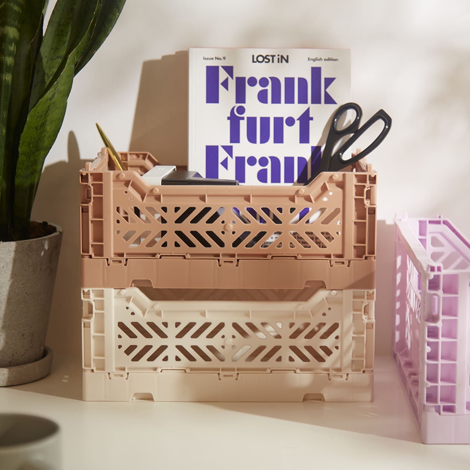 HAY Small Colour Crate Nougat | END. (US)