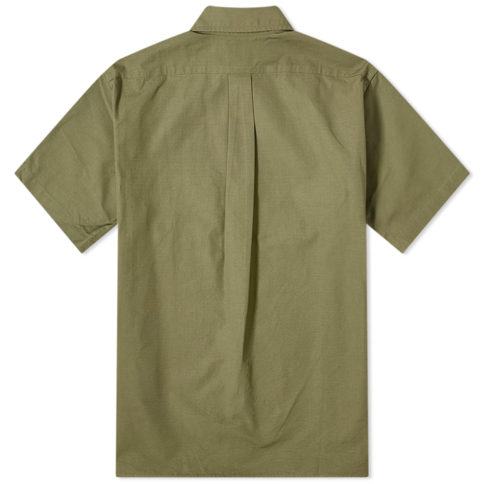 Human Made Short Sleeve Ripstop Shirt Olive Drab | END. (US)