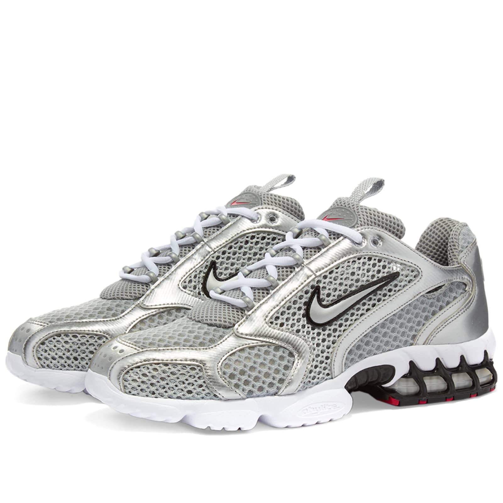 Nike Air Zoom Spiridon Cage 2 Grey, Red & Black | END.