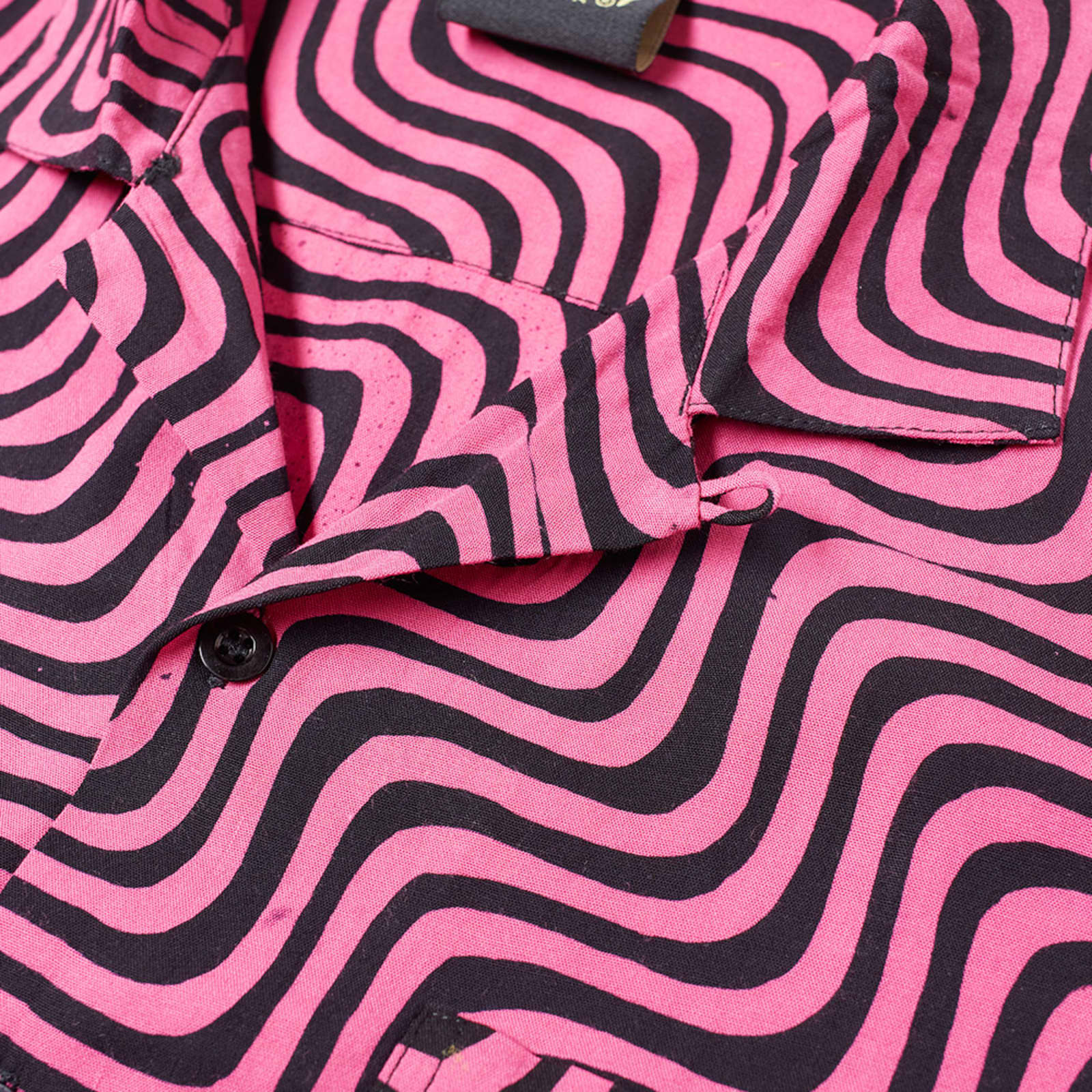 Stan Ray Kelapa Vacation Shirt Wave Repeat, Pink & Black | END. (DE)