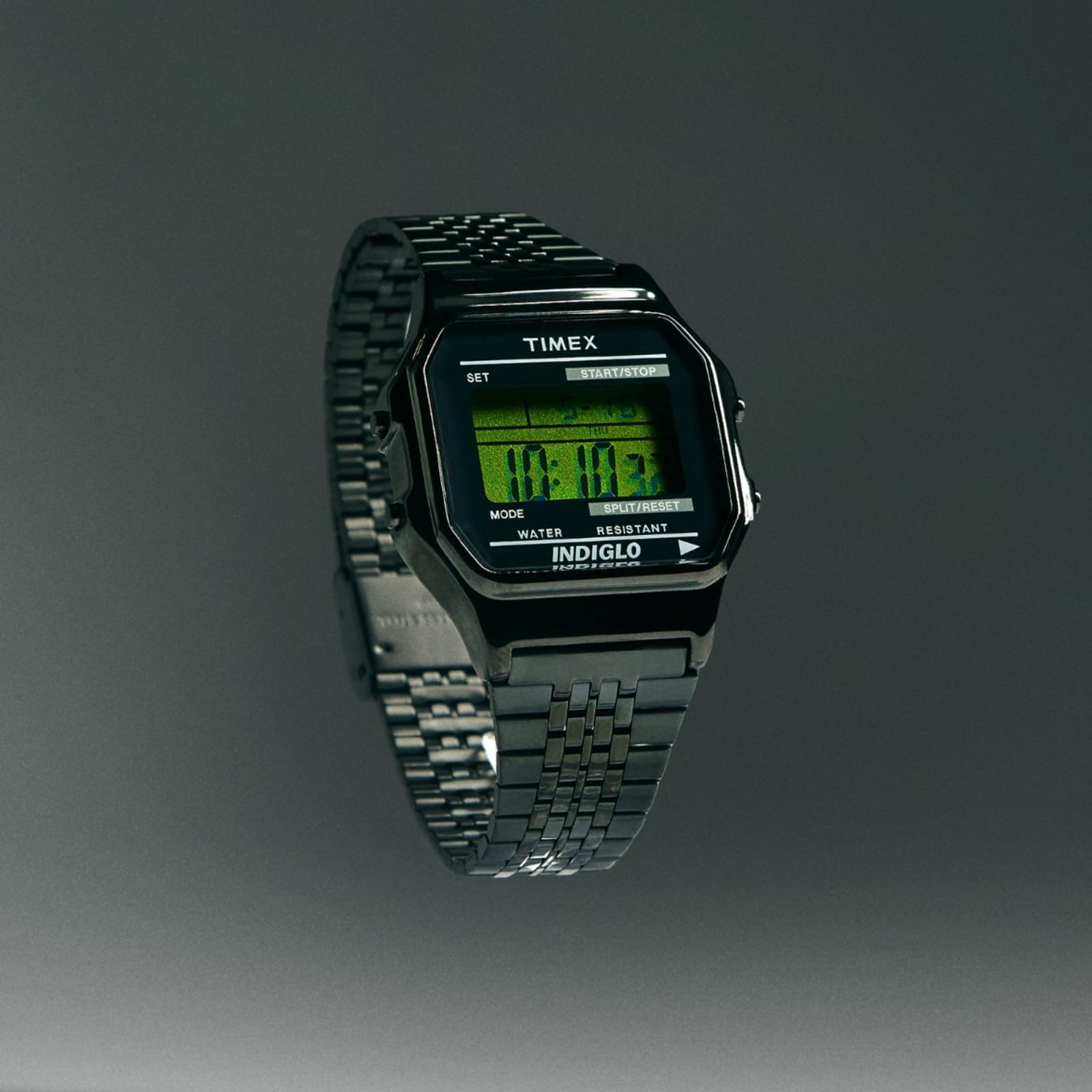 END. x Timex T80 Everyday Black Black Case And Bracelet, Black Mask | END. (US)