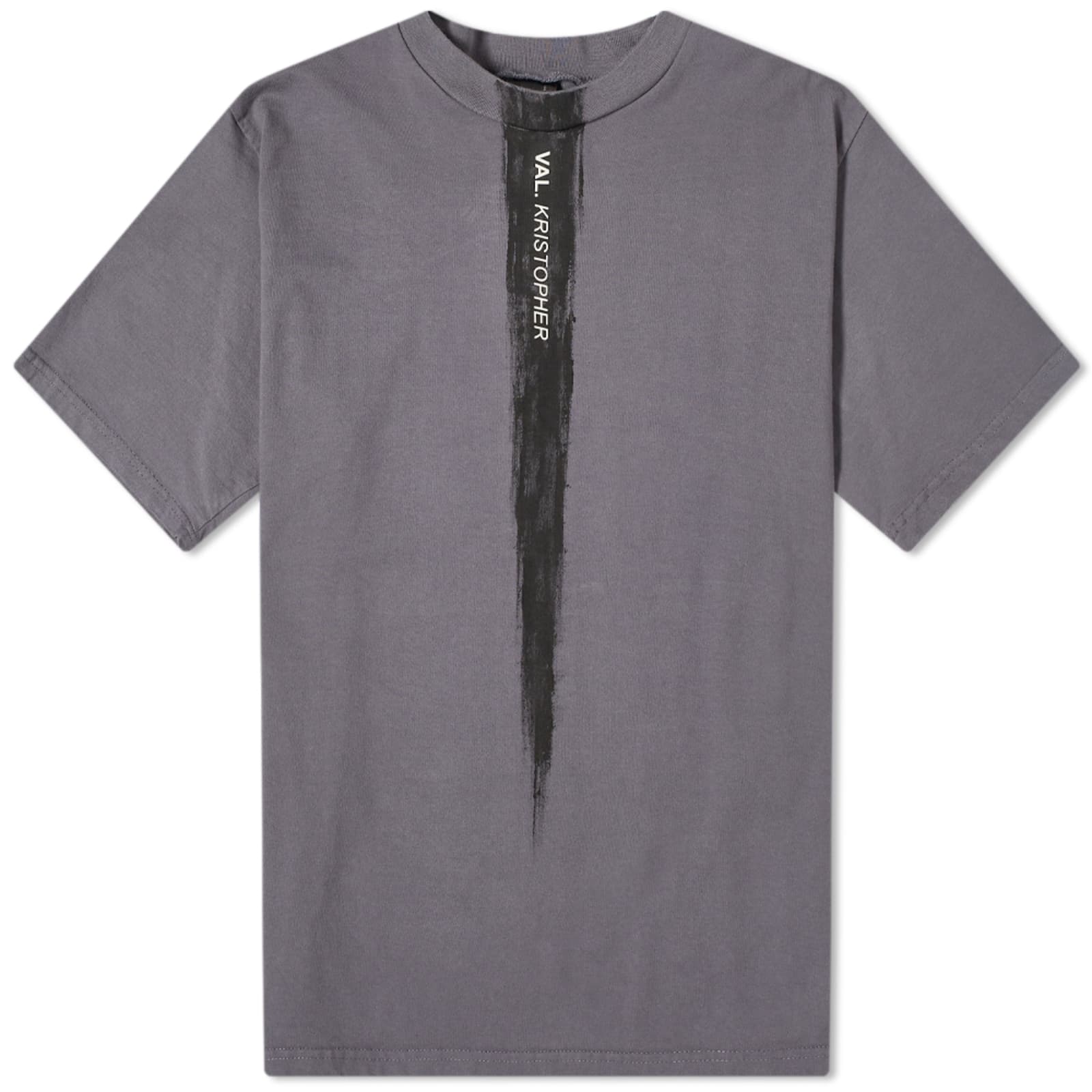 Val Kristopher Paint Strip Tee Blackened Pearl | END. (US)