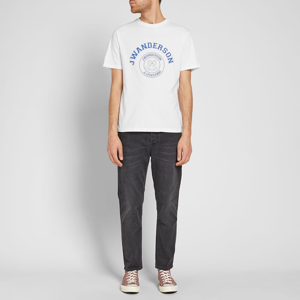 JW Anderson University Logo Print Tee Optic White | END. (US)