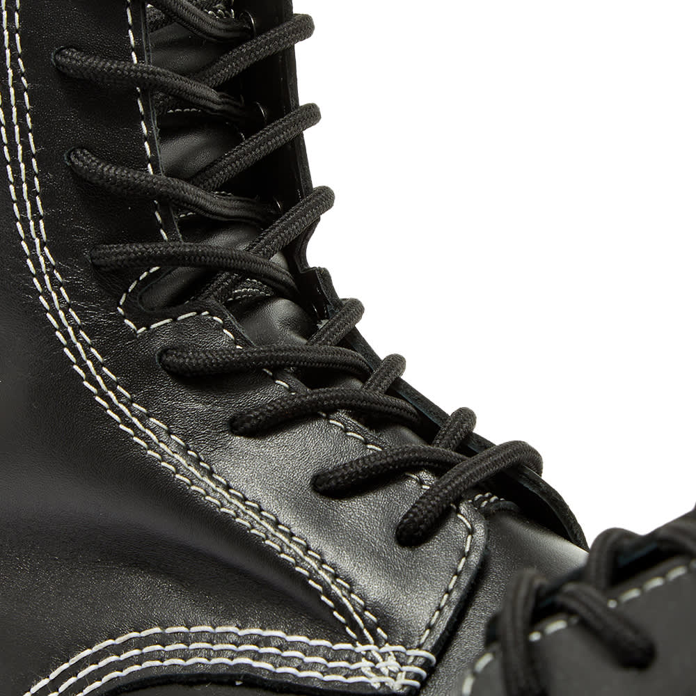 Dr Martens Audrick 8 Eye Boot Black Nappa Lux End Us