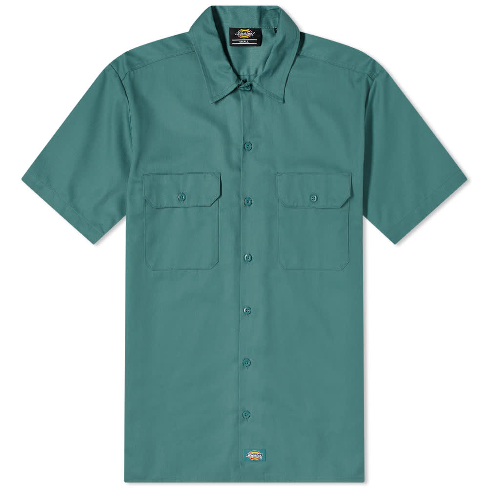 Dickies Short Sleeve Work Shirt Lincoln Green End