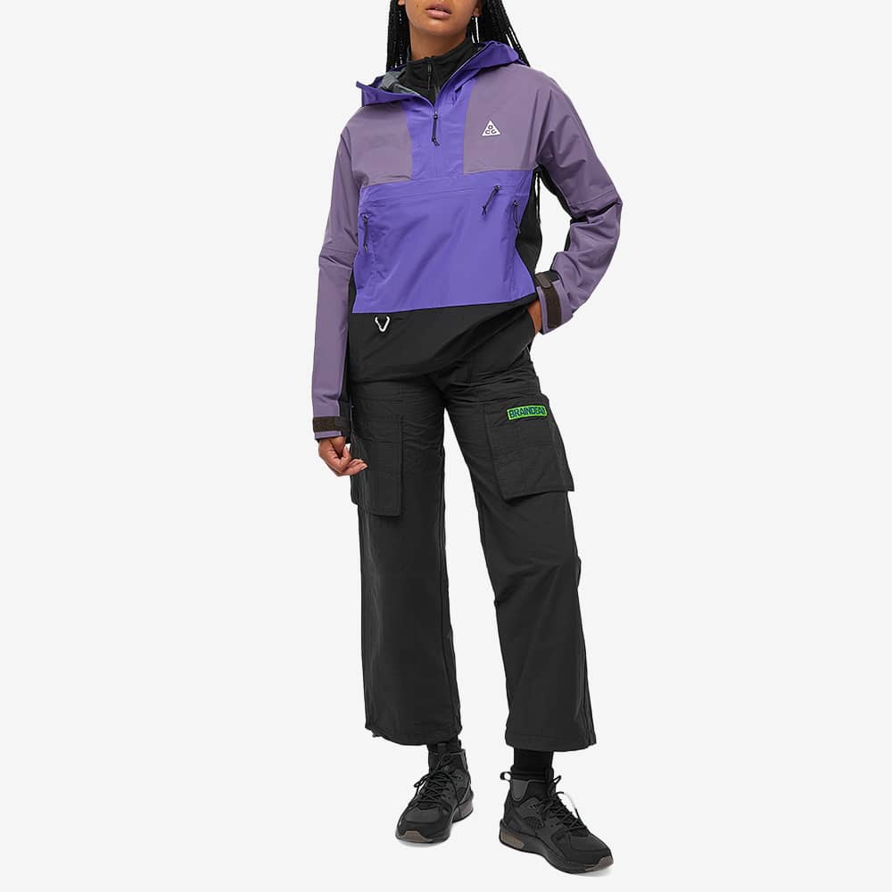 Nike W ACG Cascade Rain Jacket Dark Iris, Black & White | END. (HK)