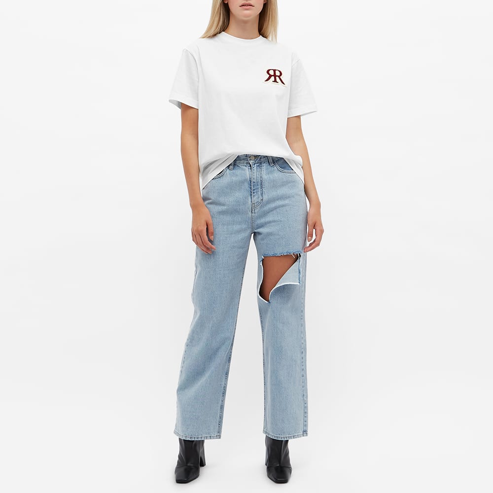 rokh Boucle Logo T-Shirt White | END. (AU)