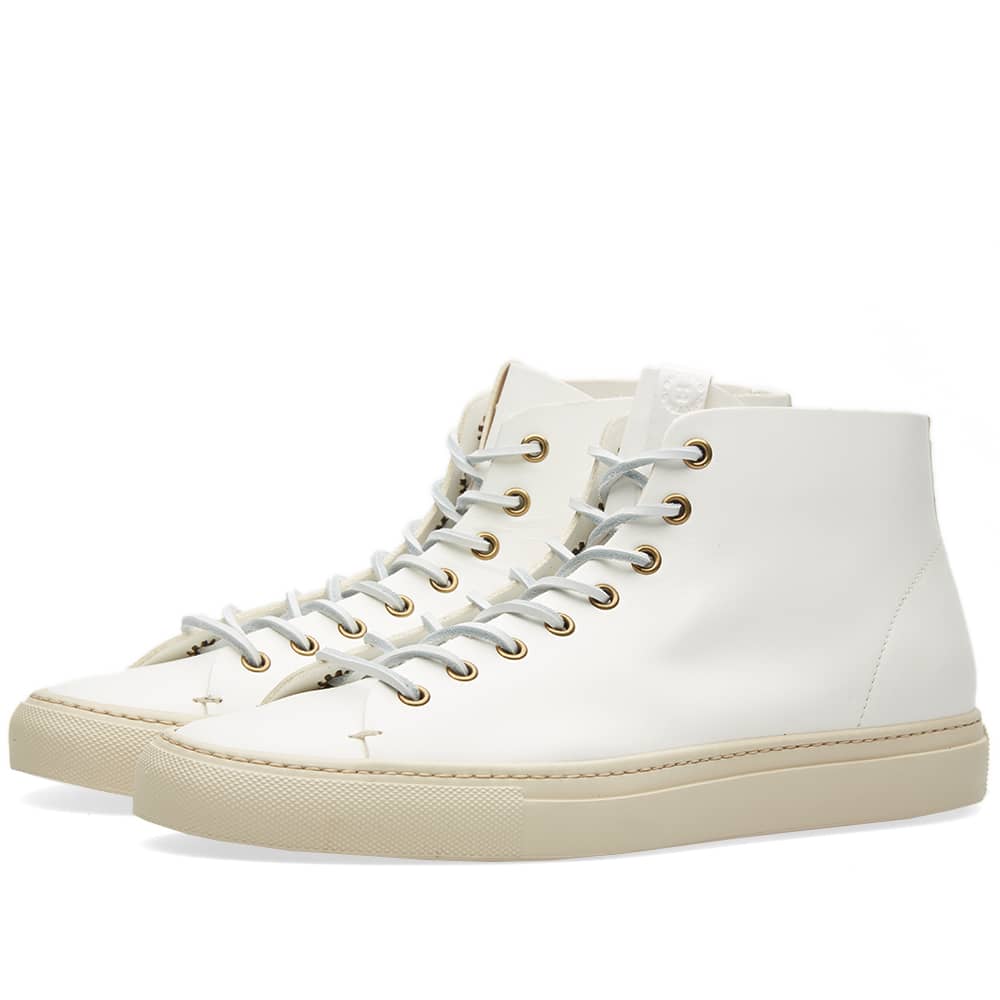 Buttero Tanino Mid Leather Sneaker White | END.