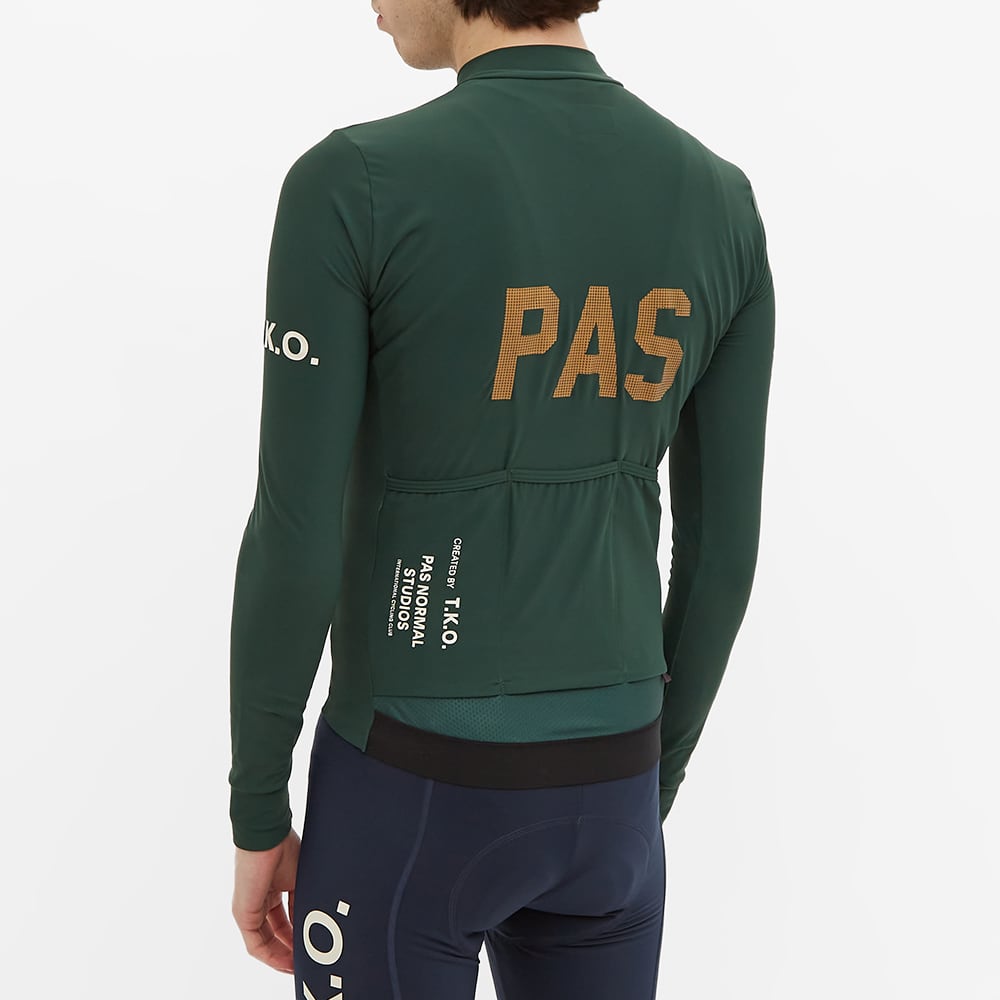 Pas Normal Studios T.K.O. Long Sleeve Jersey Deep Green | END.