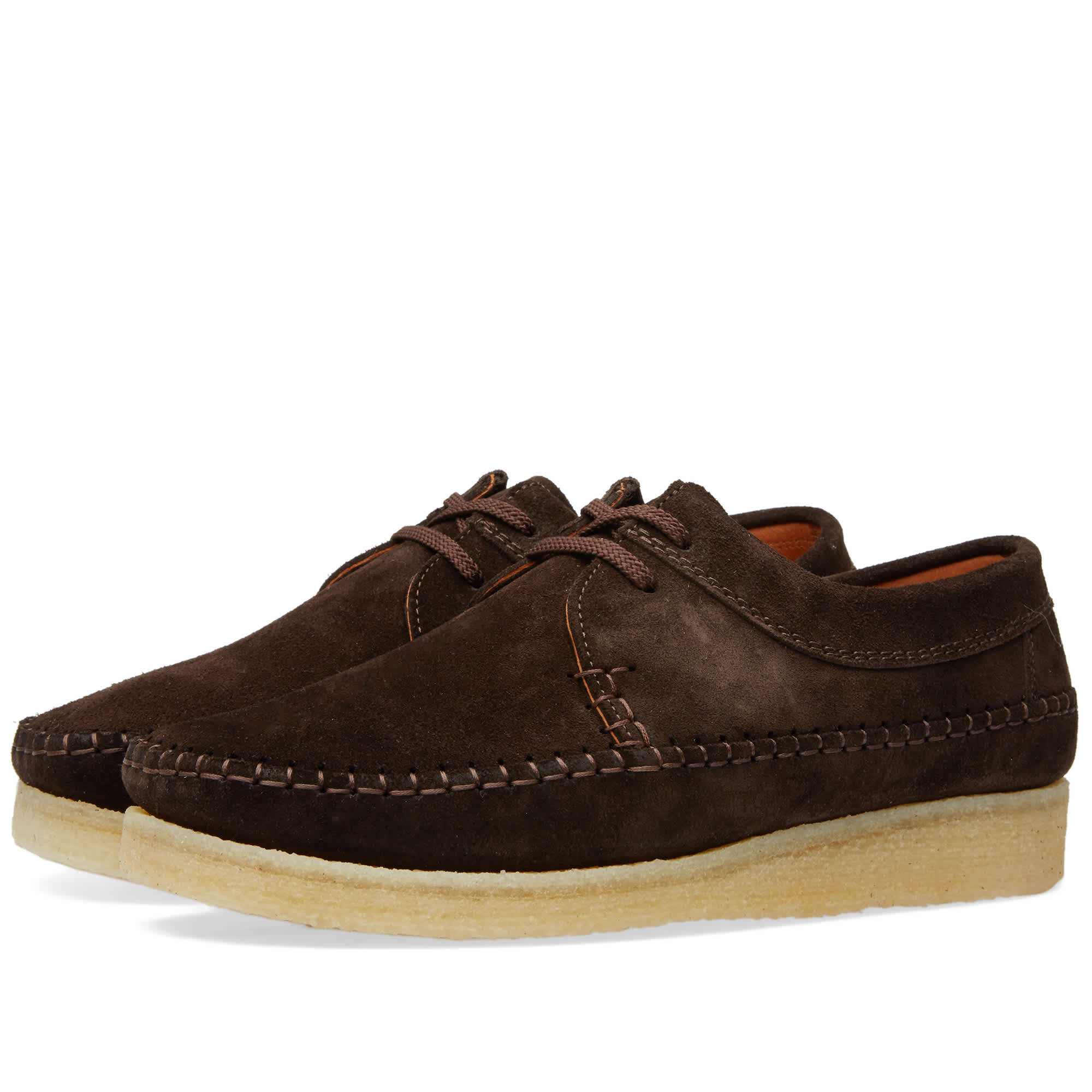 Padmore & Barnes M387 Willow Dark Brown Suede | END. (UK)