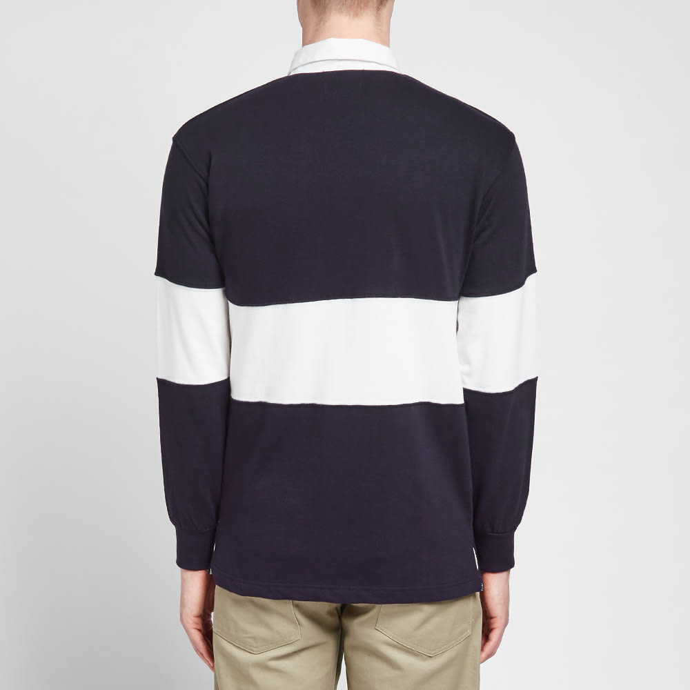 MKI Single Stripe Rugby Shirt Navy & White | END. (ES)