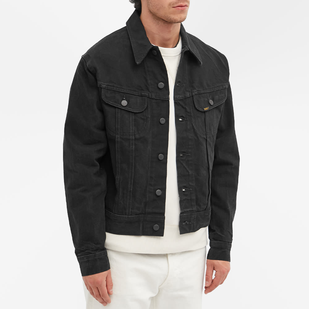 RRL Lot 271 Denim Jacket Worn In Black Wash | END.