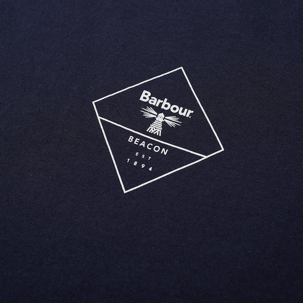 Barbour Box Logo Beacon Tee Navy | END. (TW)