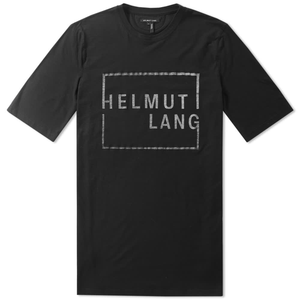 Helmut Lang Square Logo Tee Black | END. (US)
